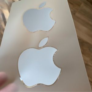 Apple | Computers, Laptops & Parts | Nwt Authentic Apple Stickers White ...